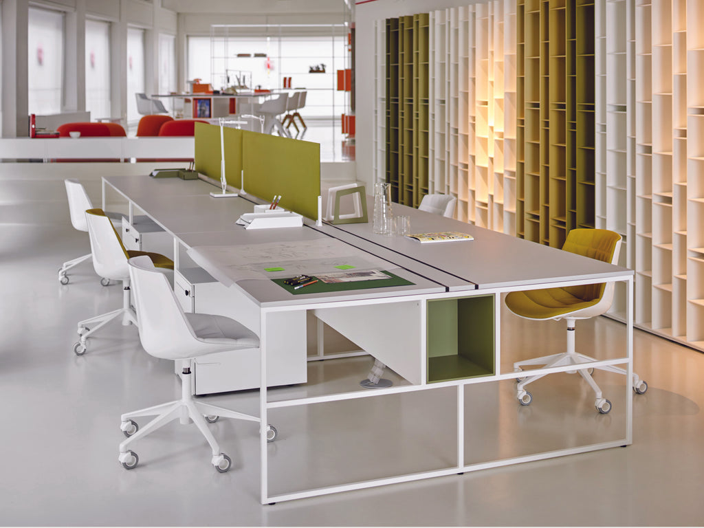 20.Venti Workstation 6 seater Ex Display – Bachli Furniture